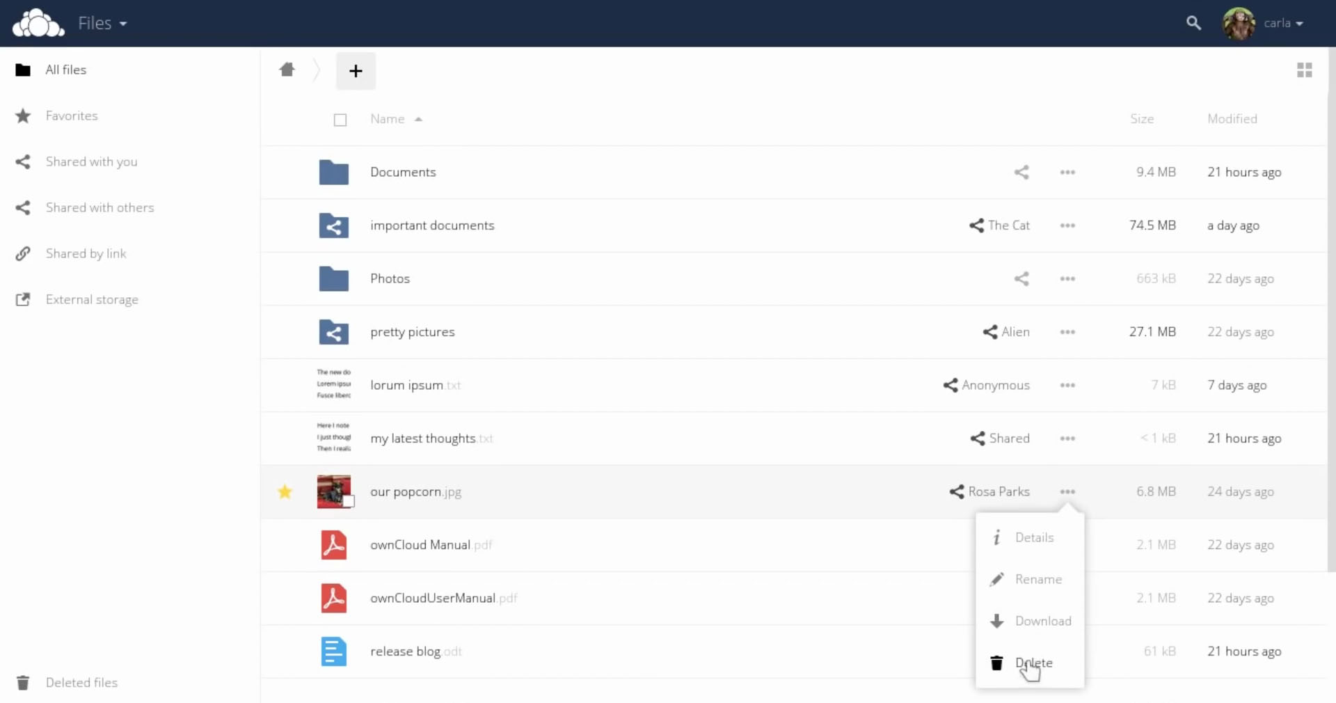 Coup de projecteur sur Owncloud - Sauvegarde de fichiers